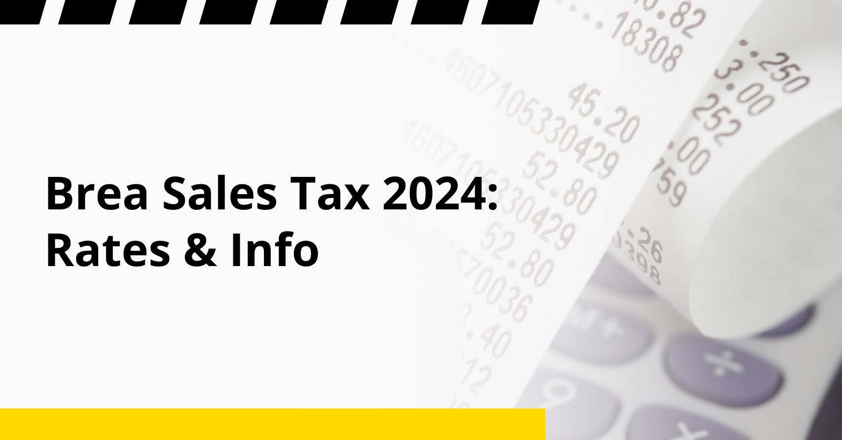 Sales Tax In Brea Ca